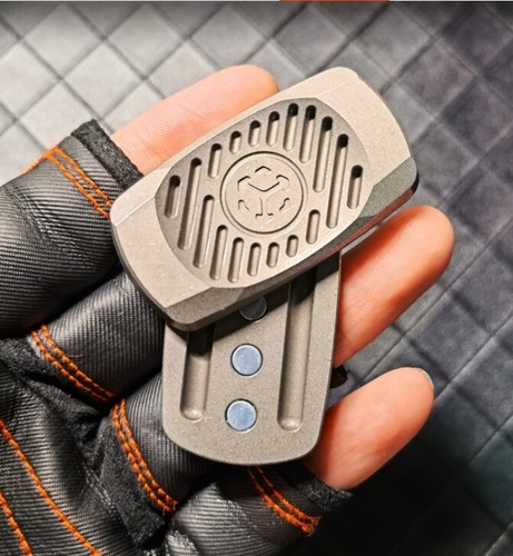 EDC Titanium Alloy / Stainless Steel Slider Push Card Metal ...