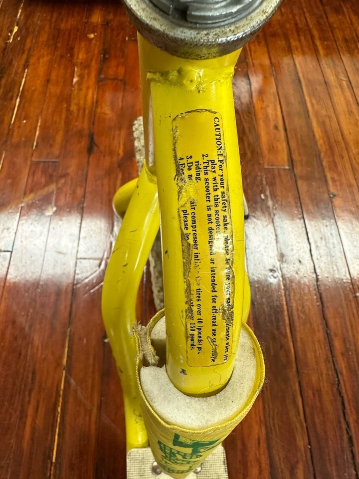 GT Camel Old School Bmx Scooter Freestyle Yellow Haro Hutch Redline ...