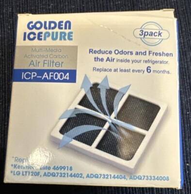 ICEPURE AF004 Multi-Media Activated Carbon Air Filter 3 Pk Replace ...