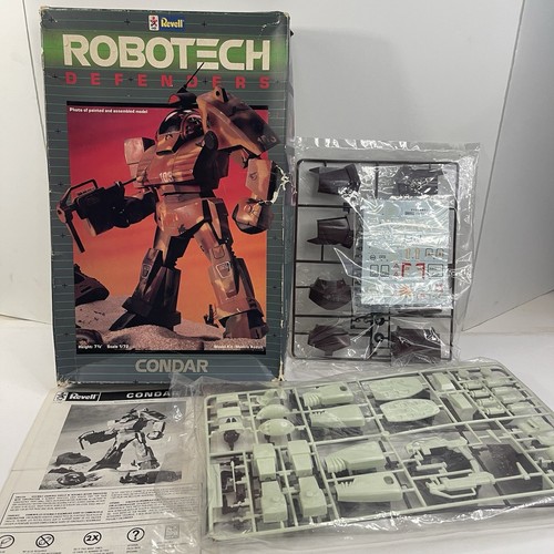 Vintage Revell 1984 Robotech Defenders CONDAR Model Kit 1/72 Open Box ...