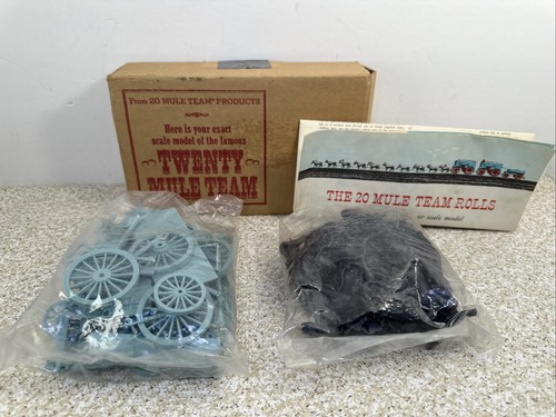VTG Twenty Mule Team Plastic Scale Model Kit "The 20 Mule Team Rolls ...