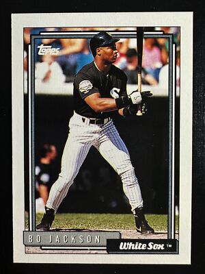 Bo Jackson 1992 Topps Baseball Card Chicago White Sox #290 | eBay