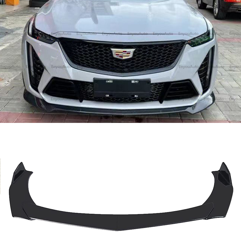 For Cadillac XT4 XT5 XT6 UNIVERSAL Front Bumper Lip Spoiler Splitter ...
