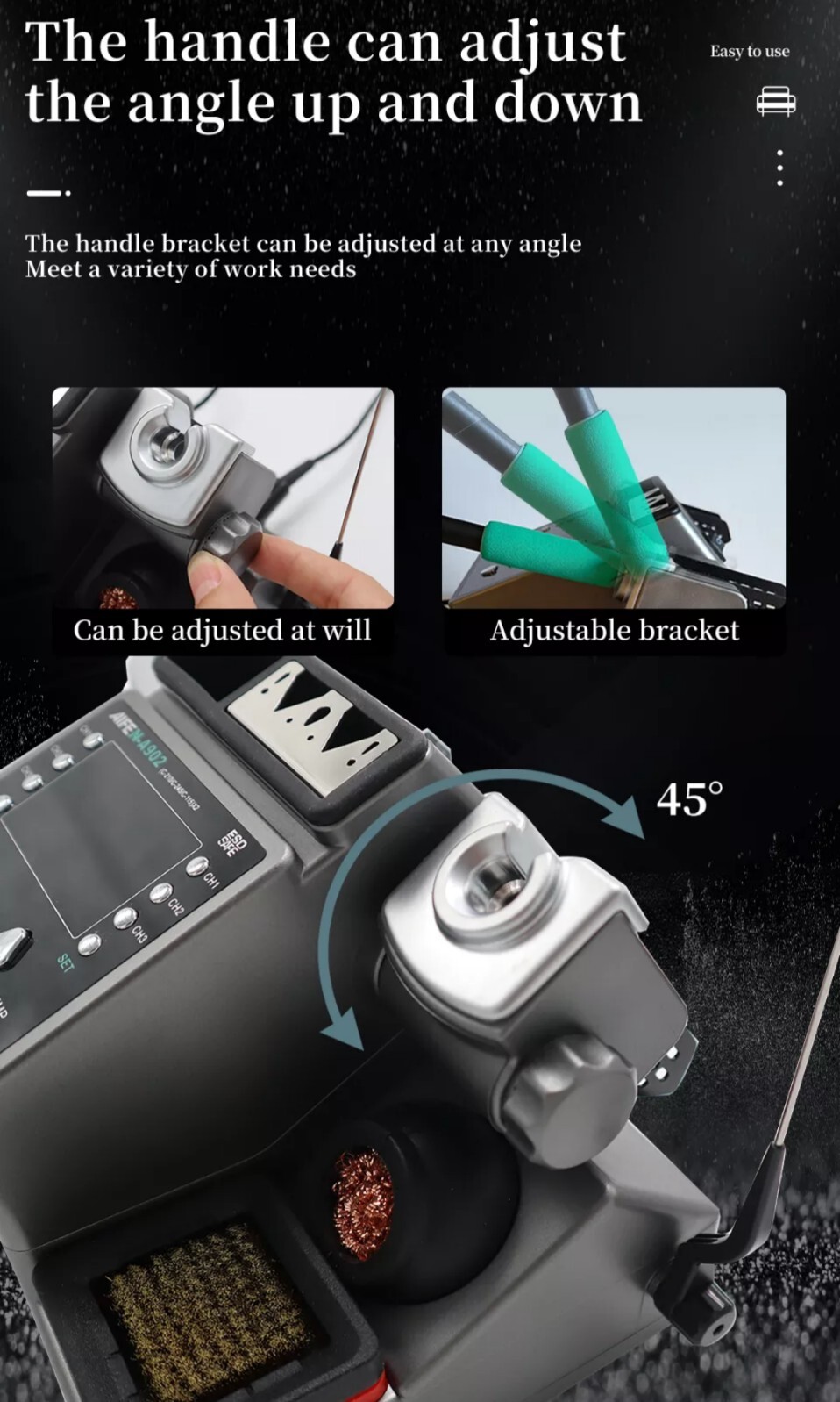 AIFEN A902 MICRO SOLDERING C115 C210 C245 NEWEST!!! HANDLES WITH ...