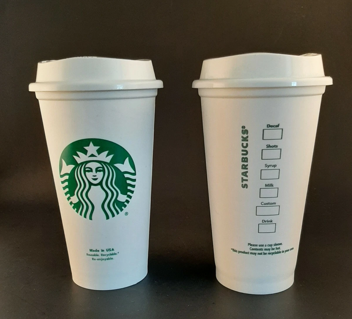 Starbucks Reusable Plastic Cup