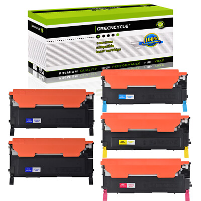 5PK CLT-409S Fit For Samsung CLP-310 Color TONER SET CLP-310n CLP-3170 ...