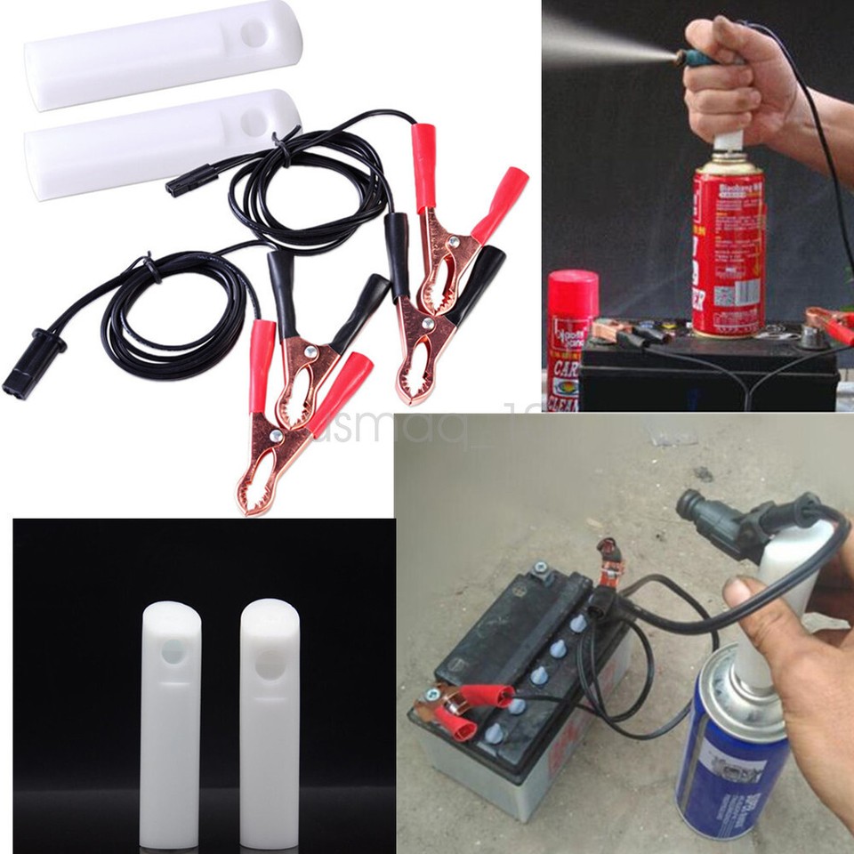 Auto Car Fuel Injector Flush Cleaner Adapter DIY Cleaning Tool Kit Set ...