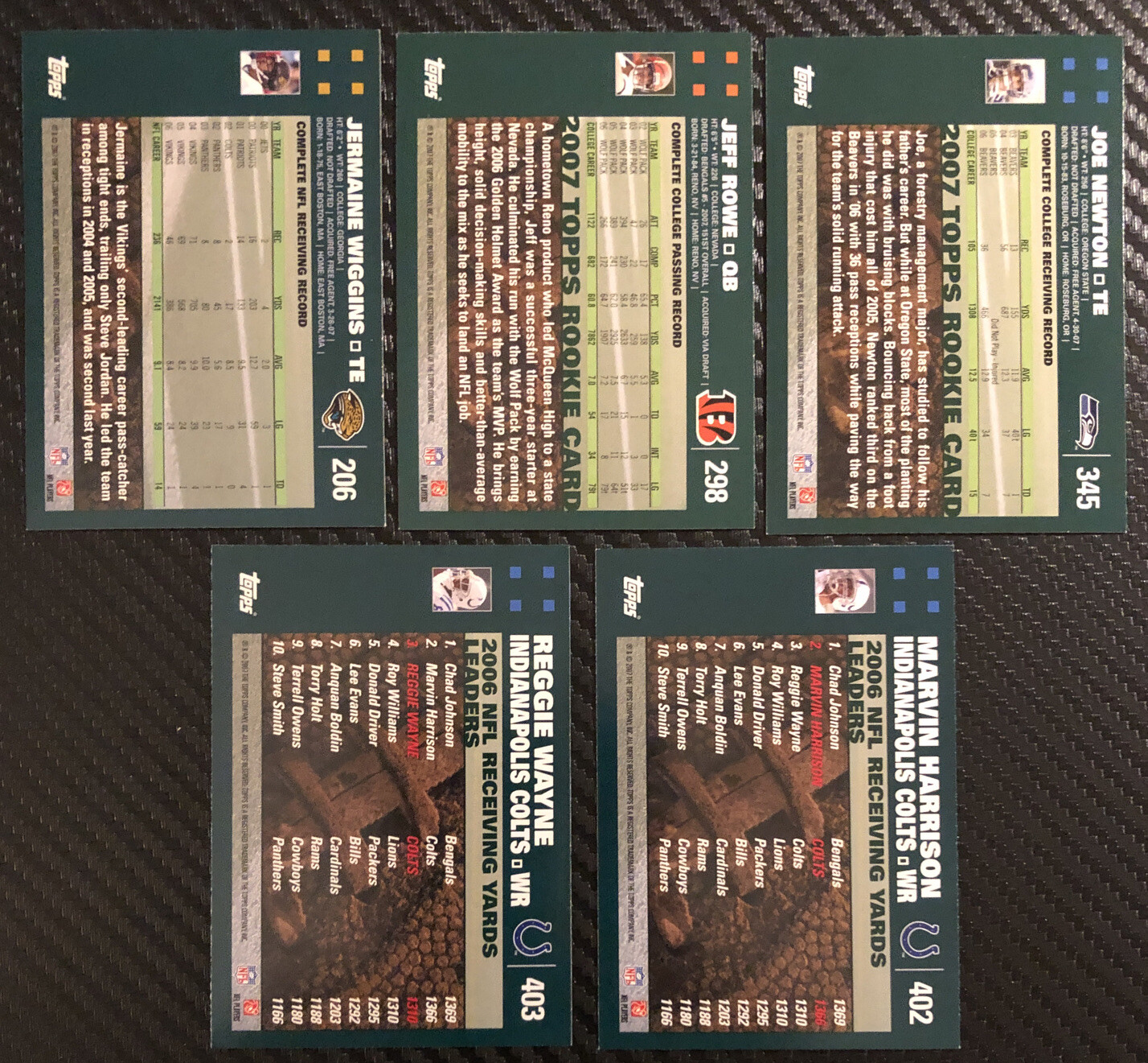 2007 Topps Football Cards Lot You Pick | eBay