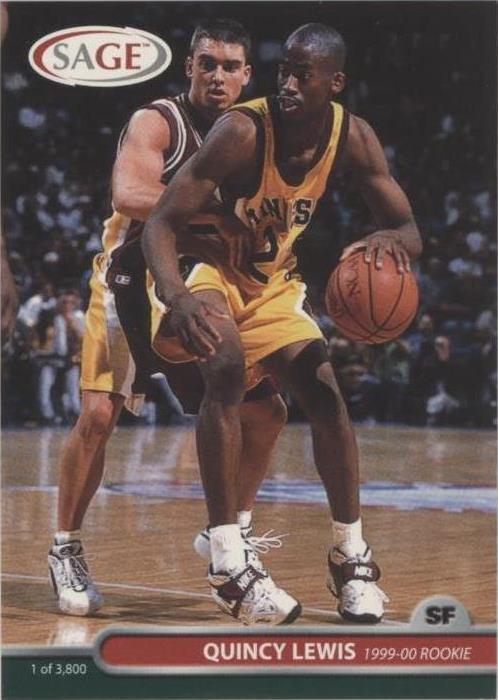 1999 SAGE - Quincy Lewis #32 /3800 (RC) for sale online | eBay