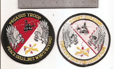#262 US ARMY 4/3/P AIR CAV PATCH "PEGASUS TROOP" | eBay