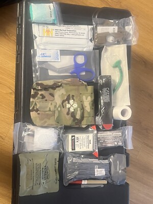 Blue Force Gear Multicam IFAK Medical Trauma Pouch Medium w/ Supplies ...
