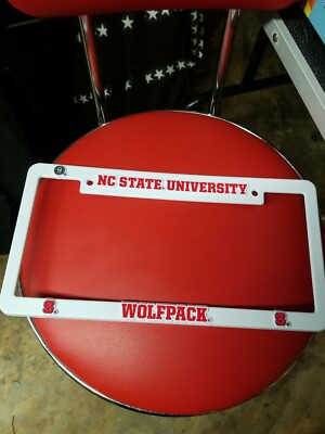 NC State License Plate Tag Frame College University Plate Frame Ships ...
