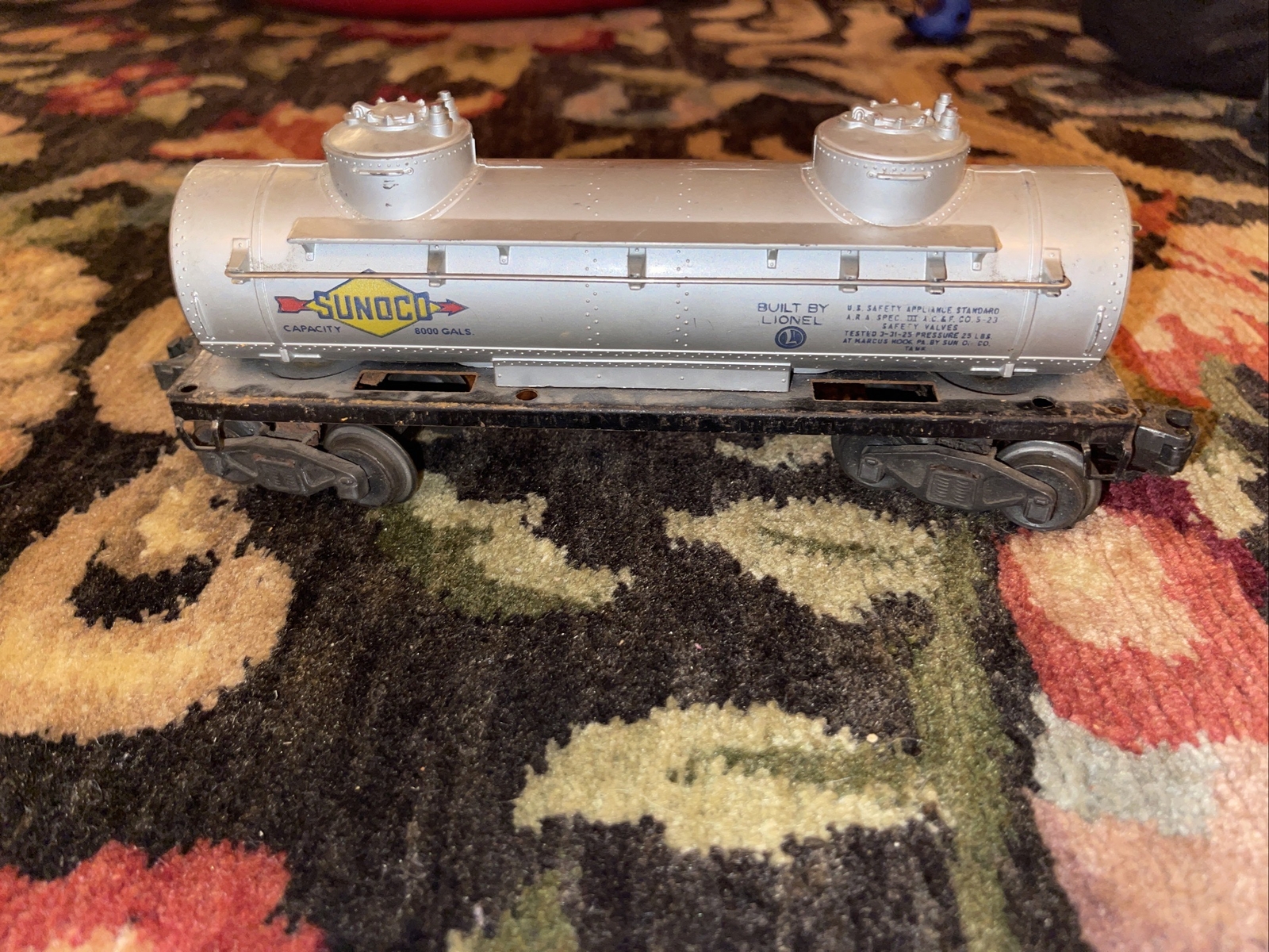 Lionel 6465 Sunoco Double Dome Tank Car O Gauge Model Toy Train | eBay