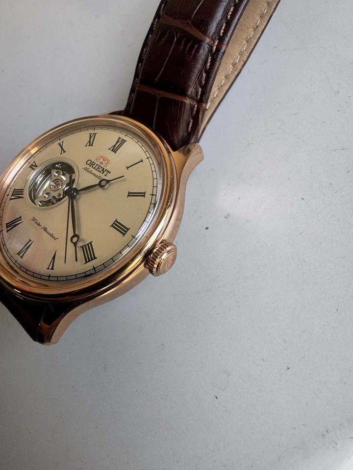 Orient Open Heart Automatic White Dial Men's Watch FAG00001S0 | eBay