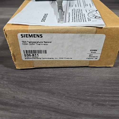 Siemens 536-811 Duct TEC Temperature Sensor Brand New | eBay