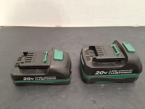 Lot of 2 Masterforce 20v Lithium-Ion Batteries Only - 2.0Ah & 4.0 ...