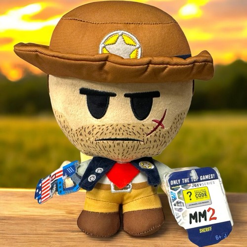 ROBLOX DevSeries Sheriff 8" Collector Plush Murder Mystery 2 with DLC ...