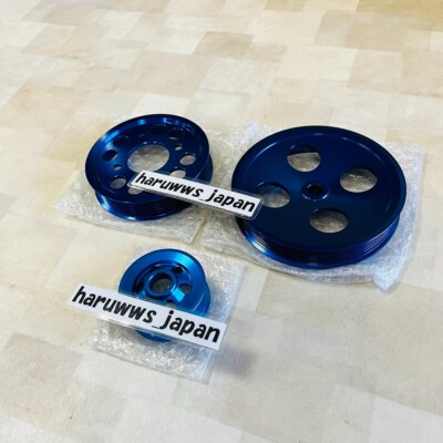 For Toyota 96-01 Chaser Mark II JZX100 Pump Pulley 3-Piece Set 1JZ-GTE ...