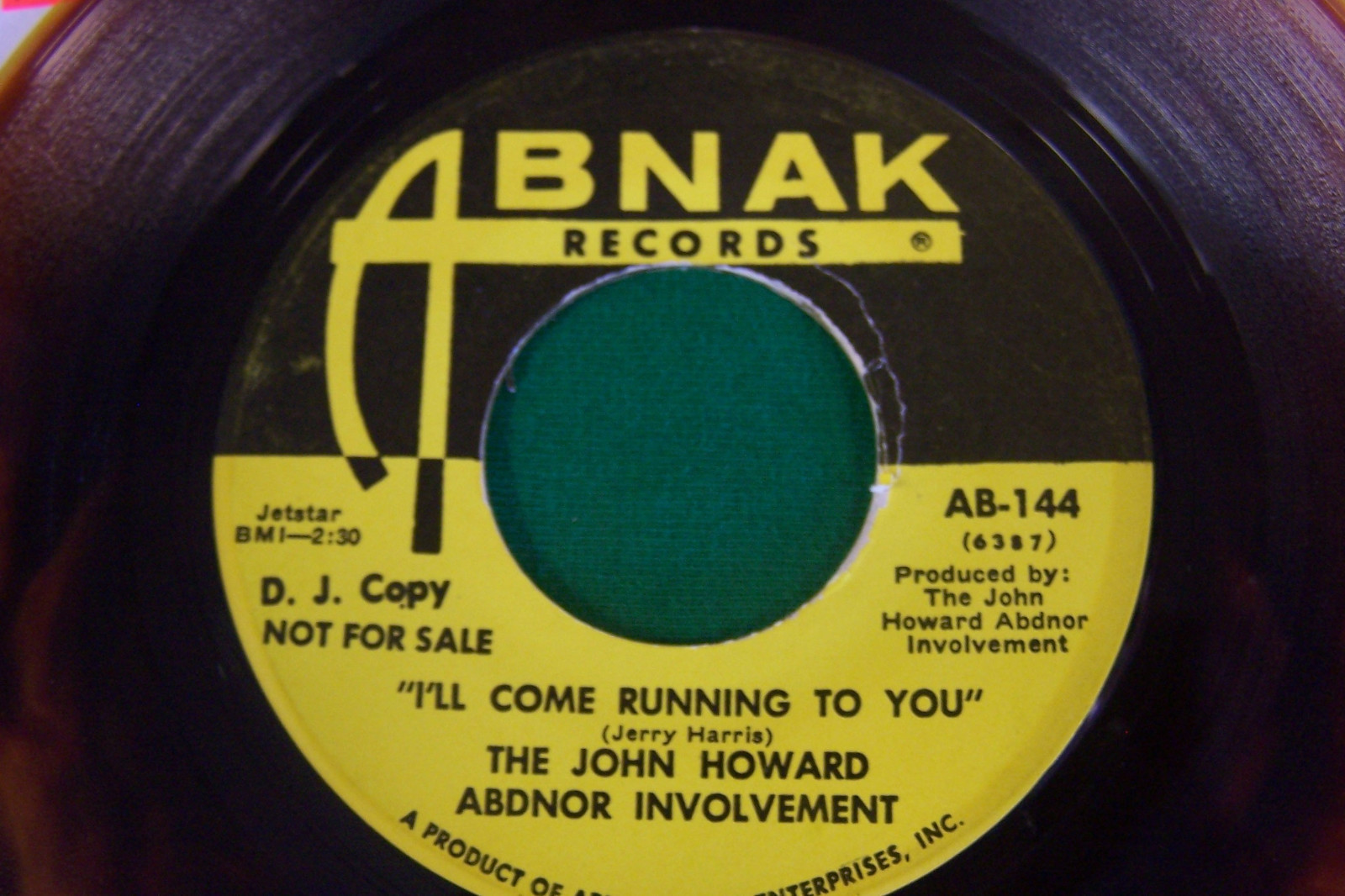 Jon Howard Abdnor Involvement Sandy, I'm Your Man PROMO 7" Abnak ...