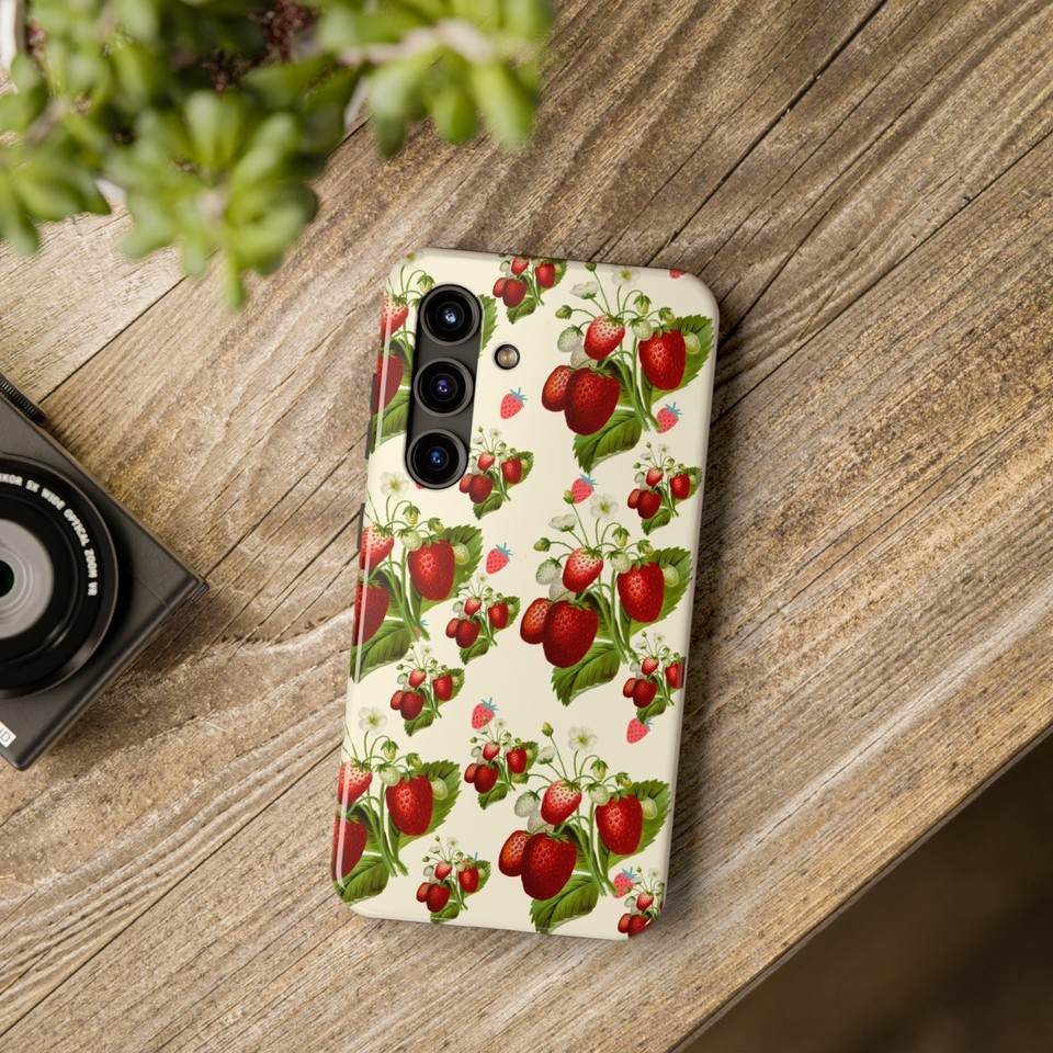 Cute Strawberry Phone Case, Summer Phone Case, Fruit Phone Case, Mom ...