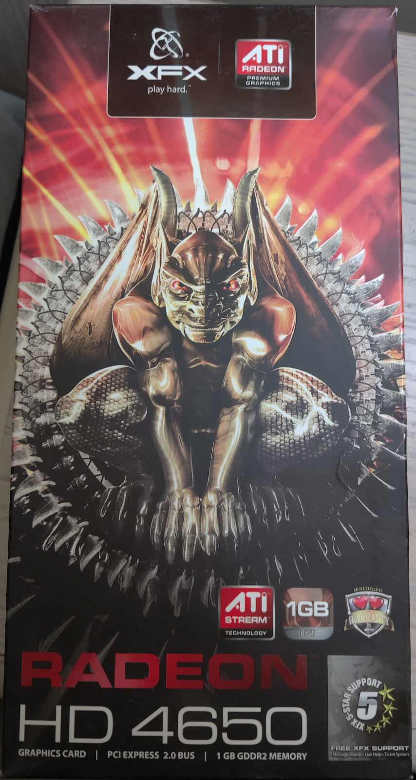 XFX ATI Radeon HD 4650 (HD465XZDFR) 1GB DDR2 SDRAM PCI Express x16 ...
