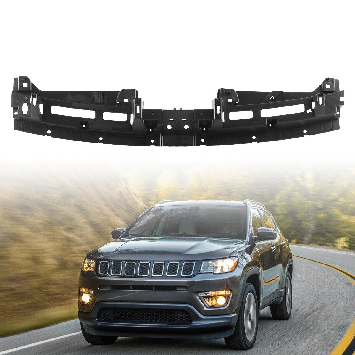 Front Grille Bumper Bracket For 2017-2023 Jeep Compass CH1223107 ...