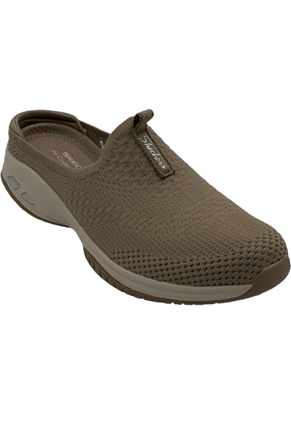 Skechers Commute Time Vegan Washable Knit Mules Snuggle Vibes Taupe | eBay