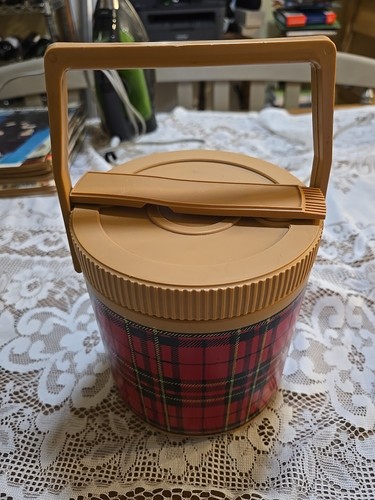 Hamilton Skotch Red Plaid Cooler Jug 1/2 Gallon Vintage Rare | eBay