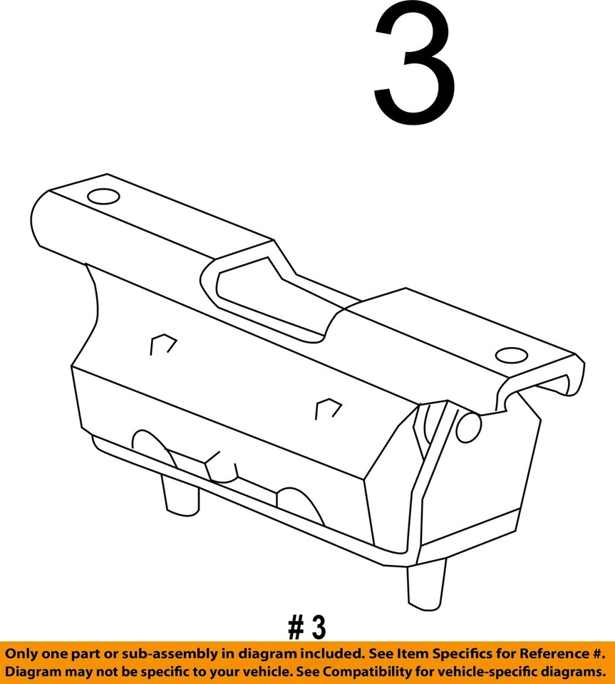 GM OEM-Automatic Transmission Mount 23134733 | eBay