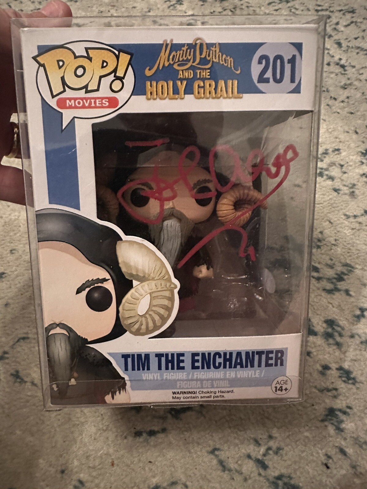 Funko Pop Monty Python Tim The Enchanter Signed John Cleese JSA RARE | eBay