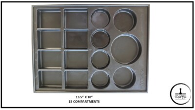 NEW PLASTIC TRAY BLACK FOR TOOLS, VALVE AND BODY PARTS 13.5x18" 15 ...