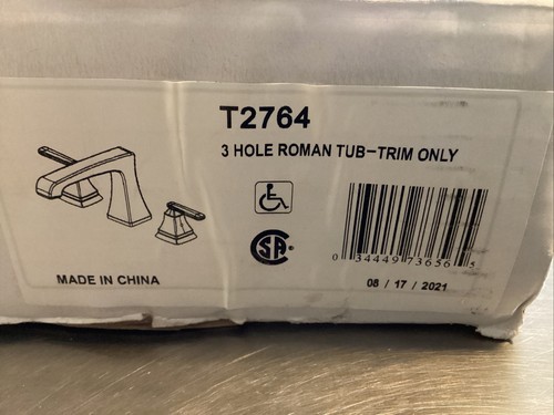Delta T2764 Ashlyn 3 Hole Roman Tub-Trim Only Chrome 34449736565| eBay