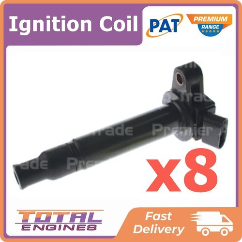 8x PAT Premium Ignition Coil fits Toyota Crown UZS171R 4.0L V8 1UZ-FE ...