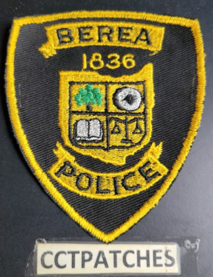 BEREA, OHIO POLICE SHOULDER PATCH OH | eBay