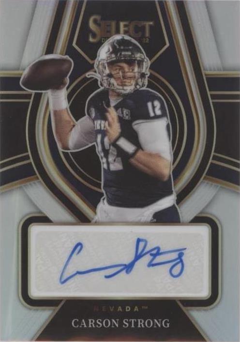 2022 Panini Select Draft Picks - Rookie Signatures Carson Strong #RS ...