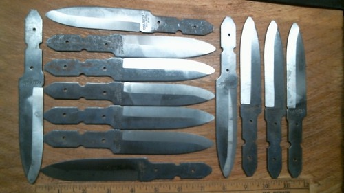 P 12 High Carbon Steel Boot Dagger Knife Blade Blanks Colonial Knife ...
