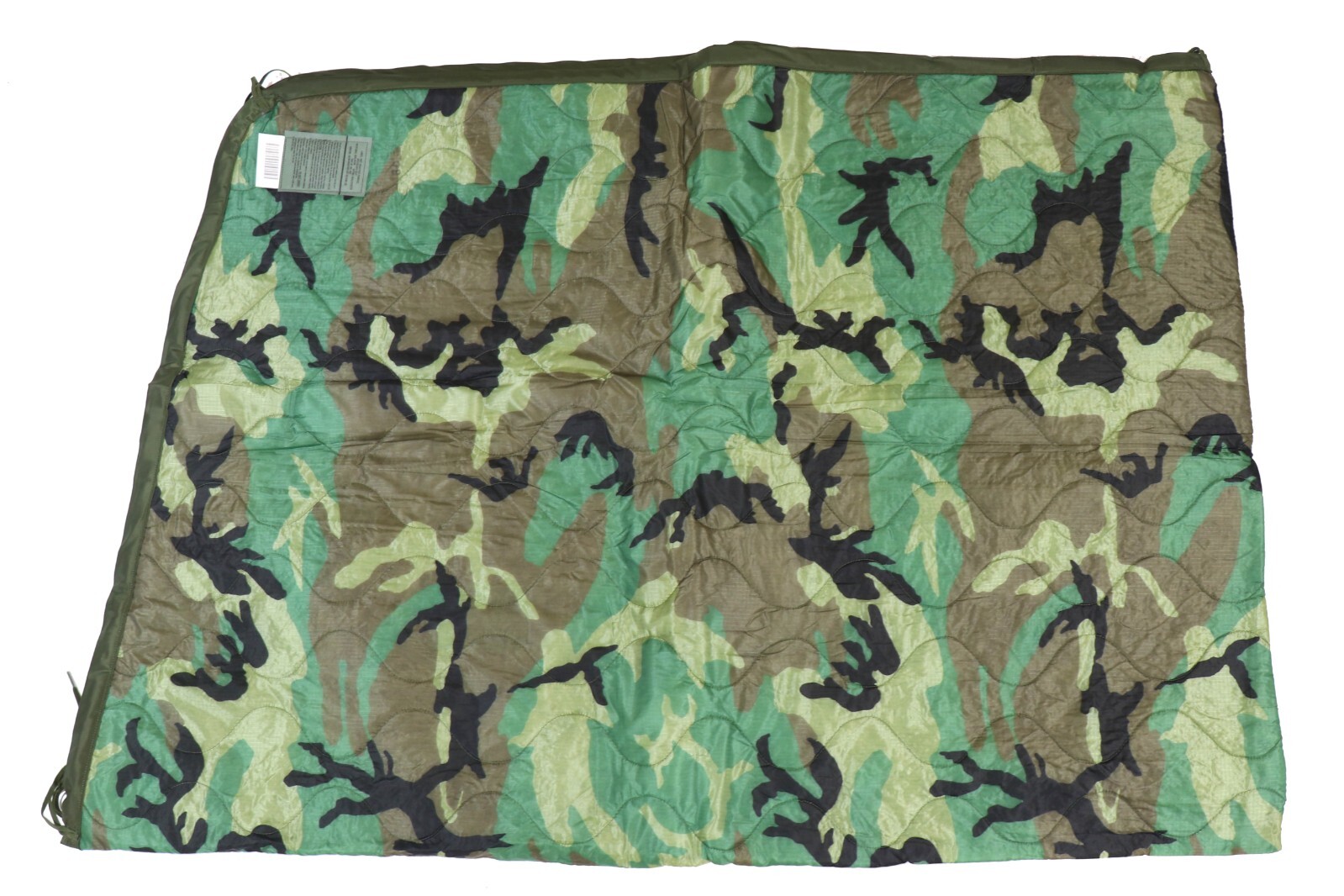 NEW US Military Poncho Liner Woobie Woodland M81 Camo BDU Army USMC ...