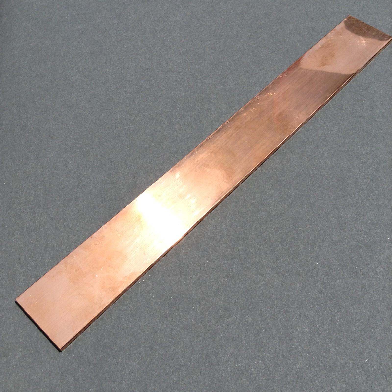 Copper SOLID Flat Bar 50.8mm x 4.76mm or 38.1mm x 3.18mm C11000 Grade ...