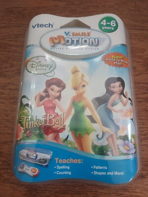 Vtech V. Smile Motion Game - Disney Fairies - Tinker Bell NEW Sealed | eBay