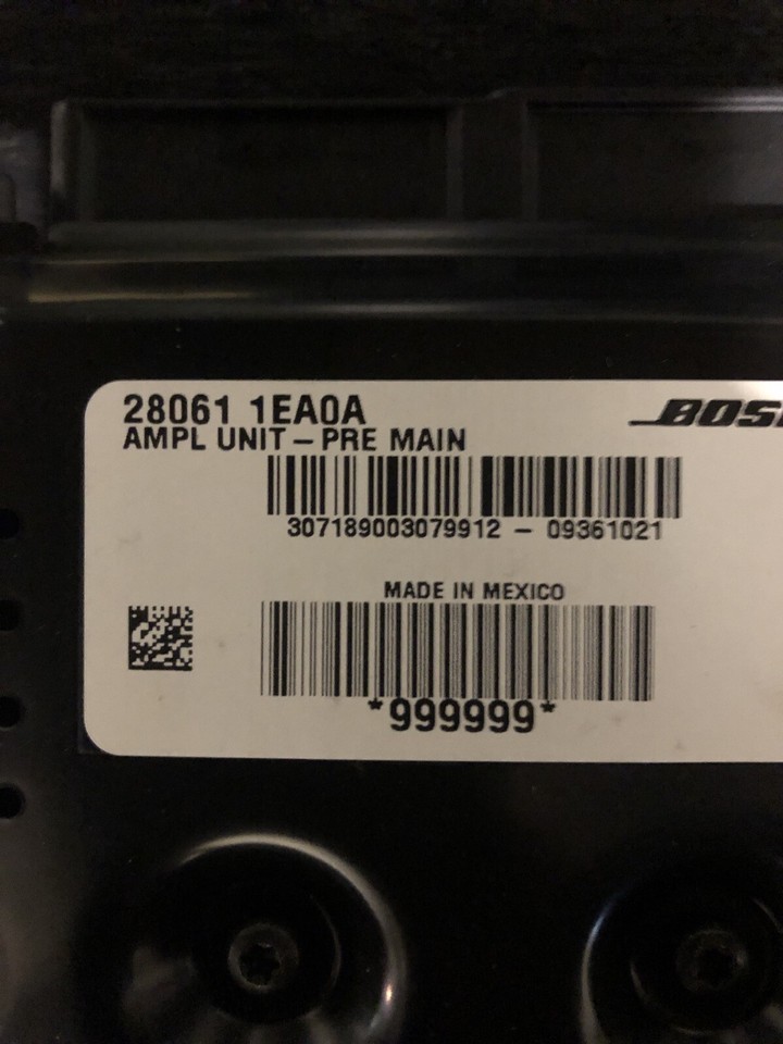 2011 NISSAN 370Z BOSE RADIO AMPLIFIER OEM 201001 | eBay