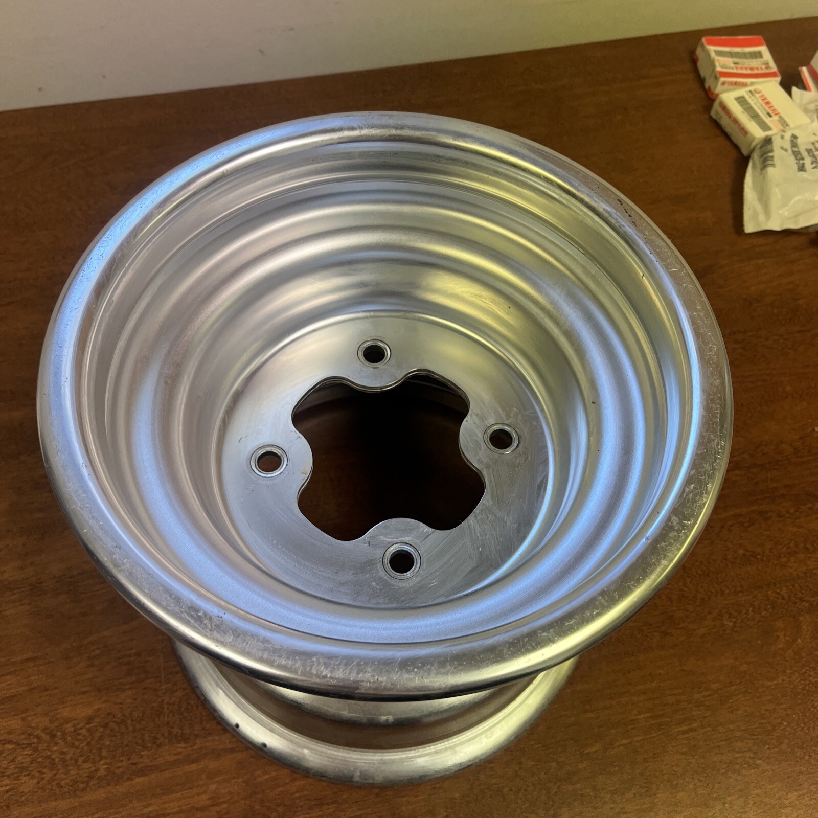 Yamaha Raptor 90 13 Wheel Rim Rear 15C-F5390-00-00 Aluminum Rim 9X8 AT ...