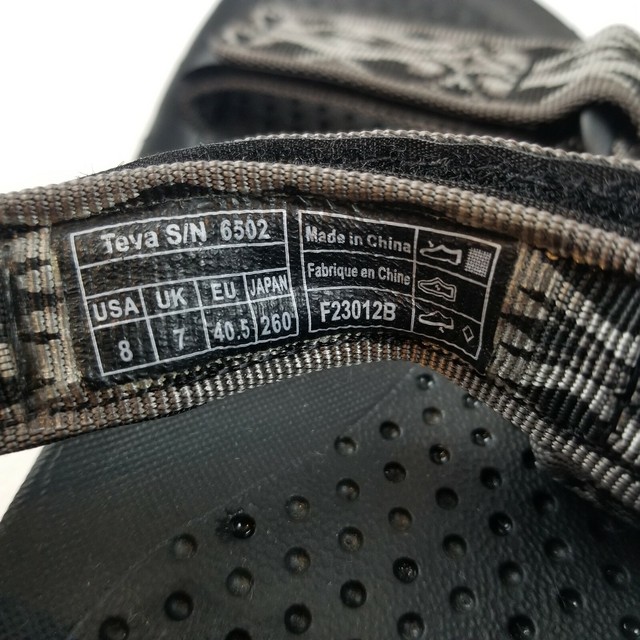 Teva 6502 Mens Hurricane 3 Sport Sandals Size 13 / 47 Black and Gray ...