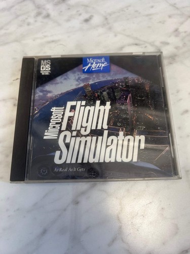 Microsoft Flight Simulator MS-DOS VTG PC CD-ROM DU91624 | eBay