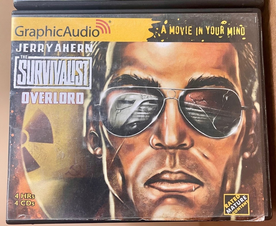 Huge Lot of 30 Graphic Audio Books The Survivalist by Jerry Ahern CD ...