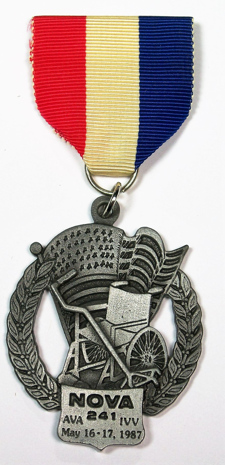 Vintage IVV AVA Volksmarch Medal (106) - 1987 NOVA Diabled Veterans ...
