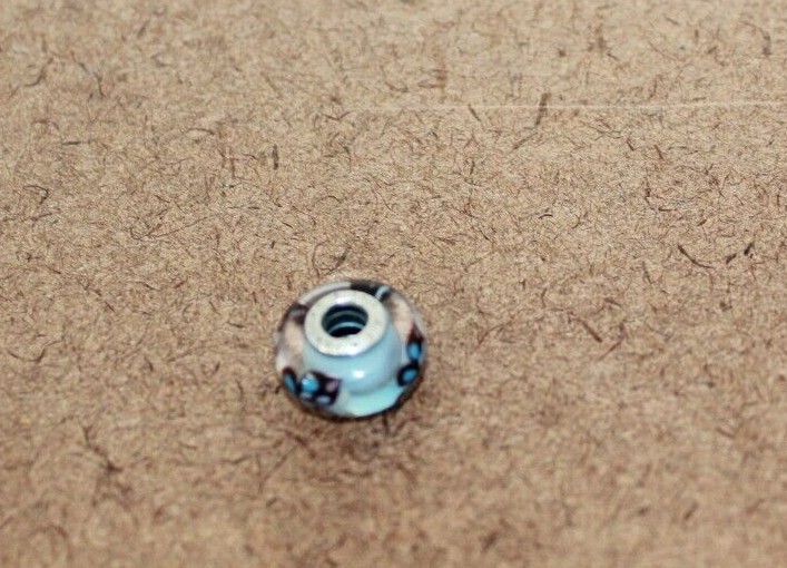 Authentic Pandora Blue Butterfly Kisses Murano Charm … - Gem