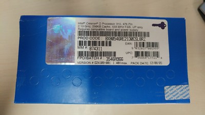 Intel Celeron D 310 2.13 GHz (BX80546RE2130C) Processor 735858177214| eBay