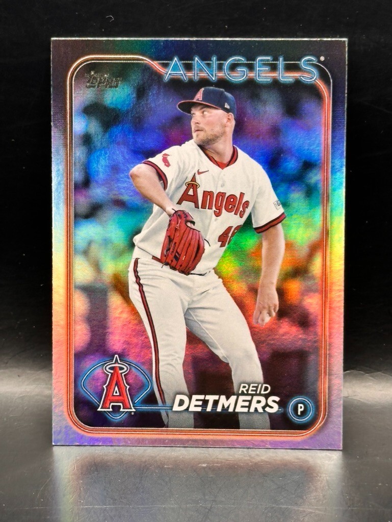 2024 Topps Series 1 REID DETMERS Rainbow Foil Variation #137 Los ...