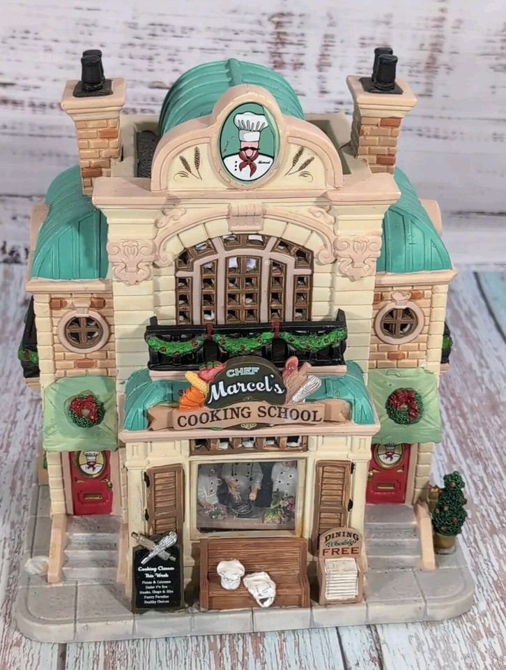 Lemax Caddington Village Chef Marcel’s Cooking School Building ...