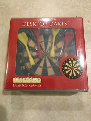 DESKTOP DARTS Life in Miniature DESKTOP GAMES - New in box! Fun at Work ...